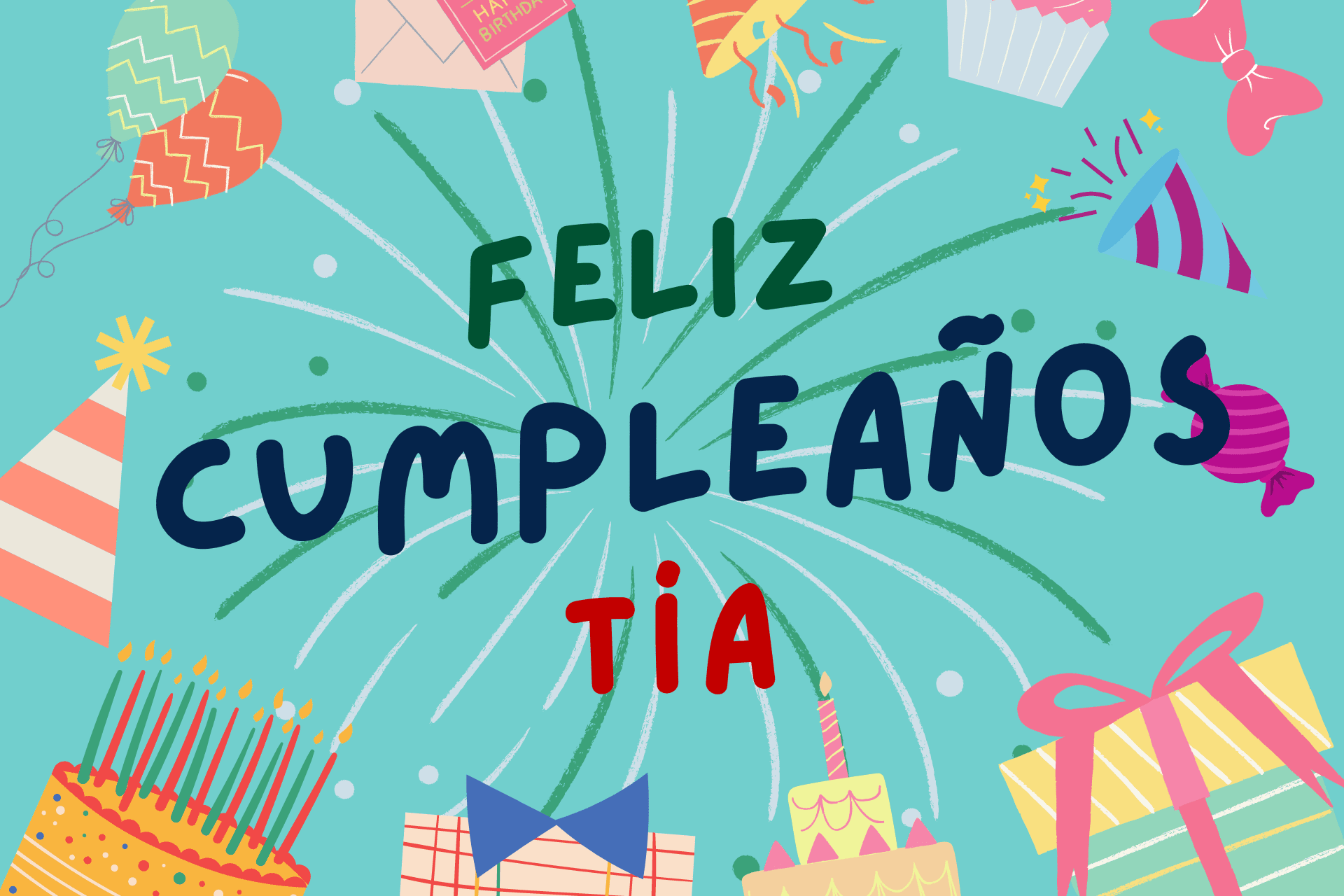 feliz cumpleaños hermosa: felicitaciones para ella