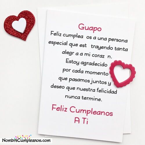 Feliz Cumpleaños Guapo! Ideas, Regalos y Sorpresas Únicas